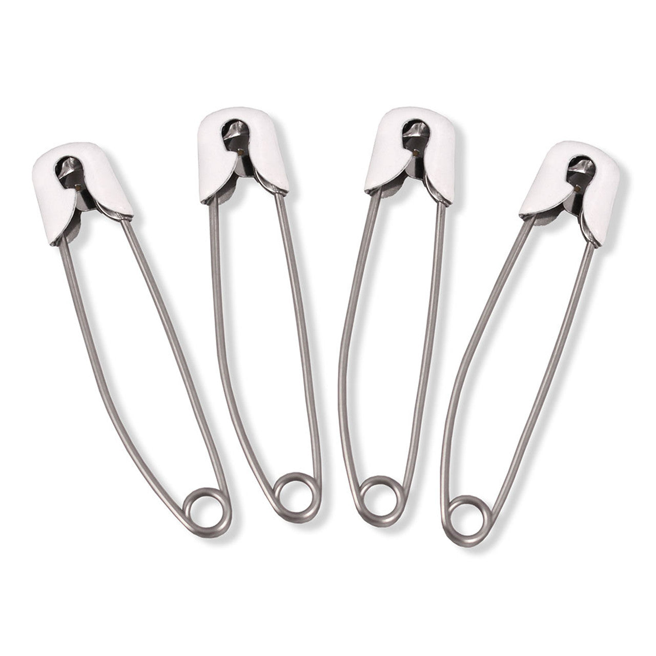 Steel Locking Head Diaper Pins - 4 White – myabdlsupplies