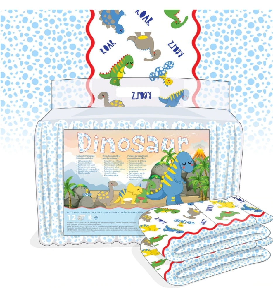 Mega Dinosaur Adult Diapers 11000ML – myabdlsupplies