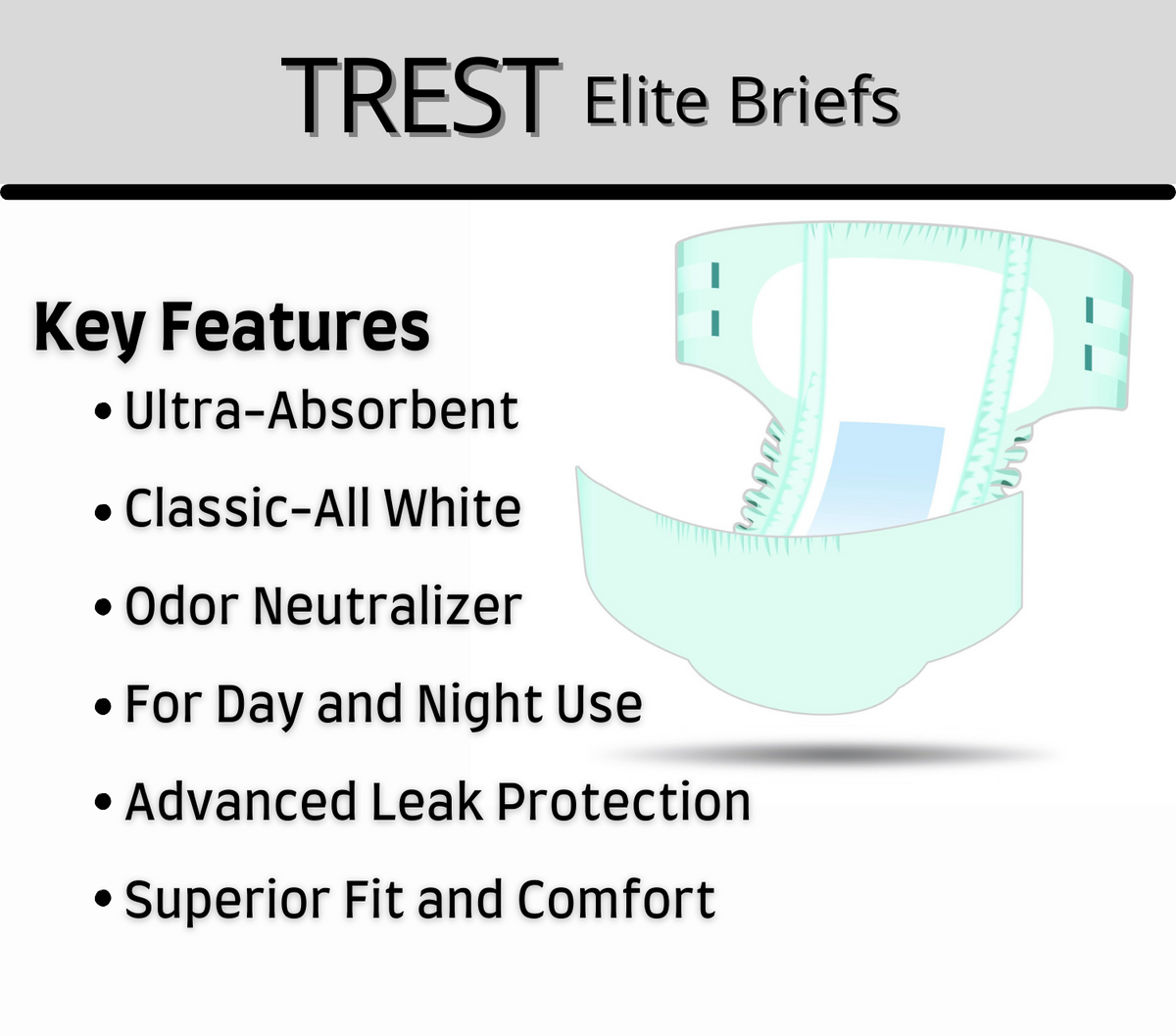TREST Elite Briefs Sample Pack Green – myabdlsupplies