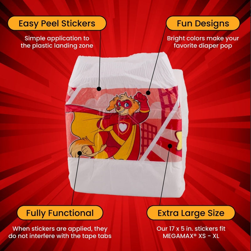The PACK Diaper Panel Stickers – myabdlsupplies